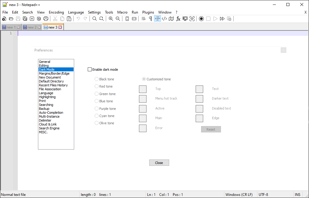 Issue with dialogs window border · Issue #10384 · notepad-plus-plus/notepad-plus-plus · GitHub