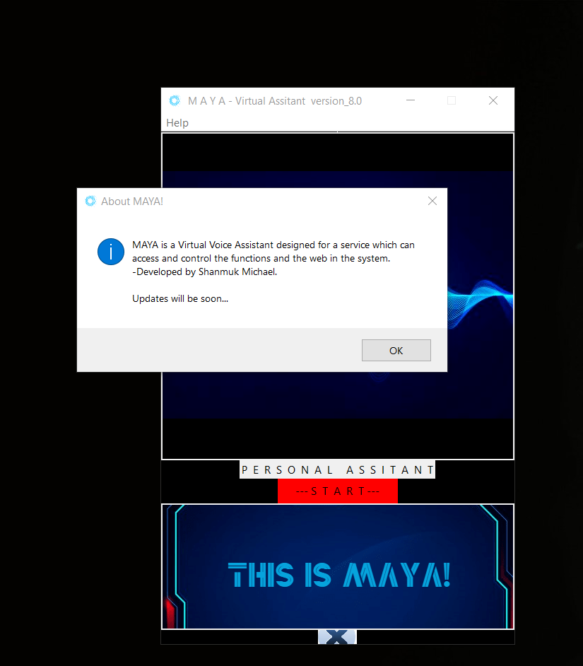 GitHub - theshanmuk/MAYA-Virtual-Voice-Assistant: Computer Control Assistant