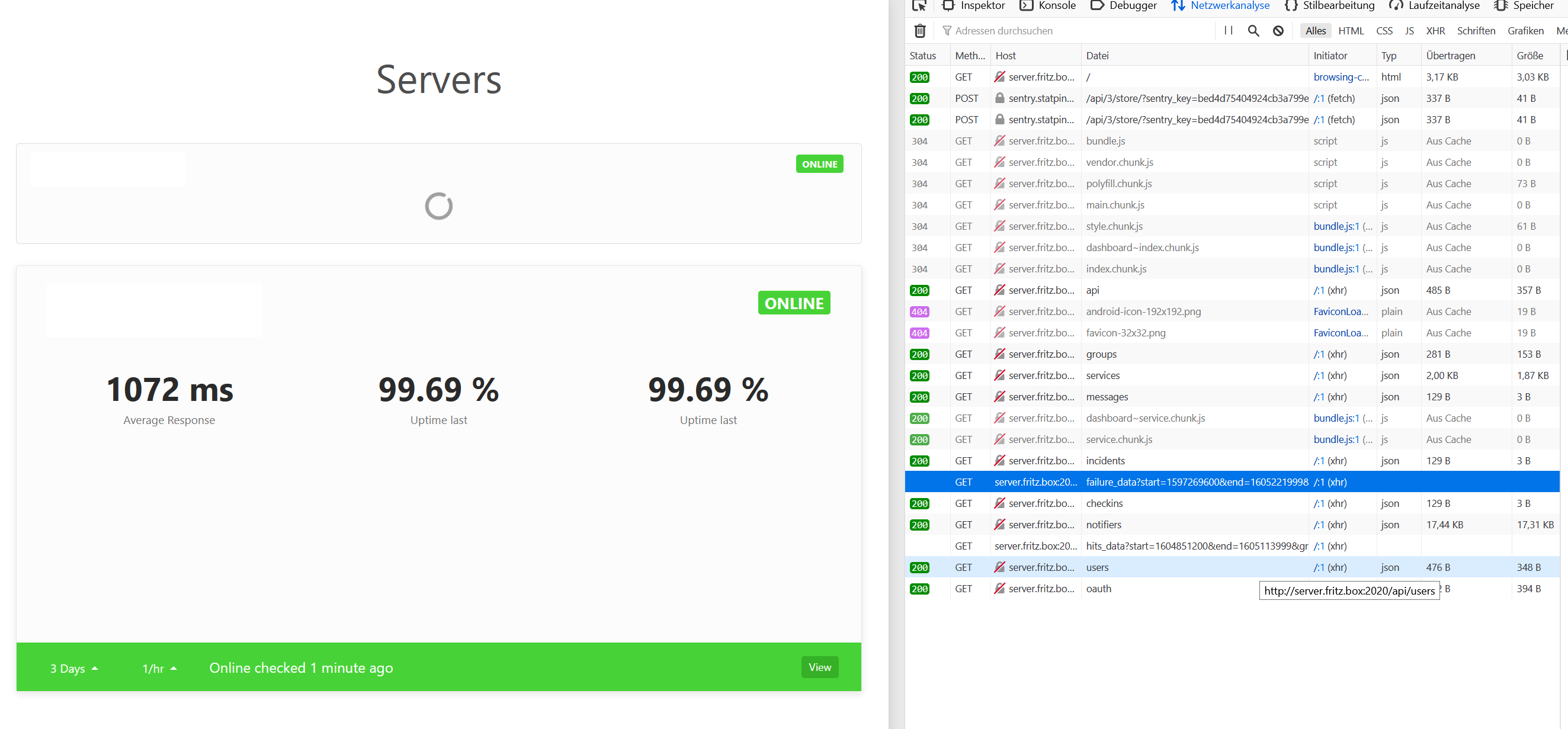Diagram Data not loading · Issue #889 · statping/statping · GitHub