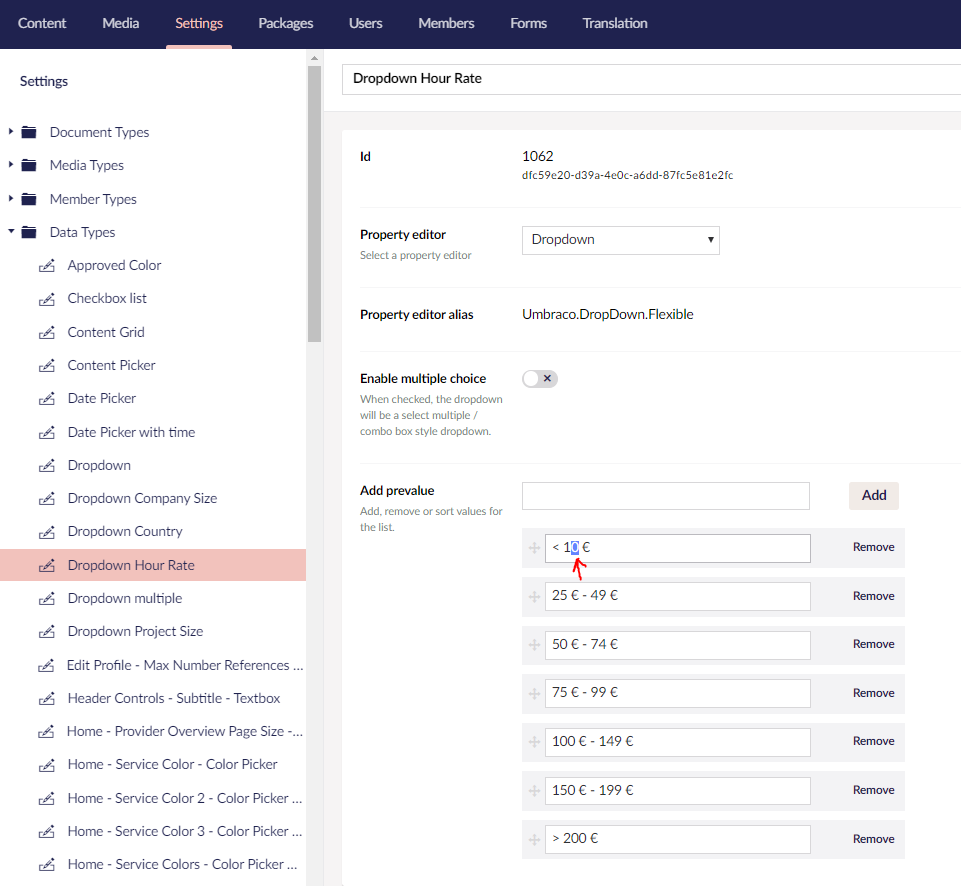 Dropdowns - update prevalues causes matching issue for related properties in BO · Issue #7858 ...