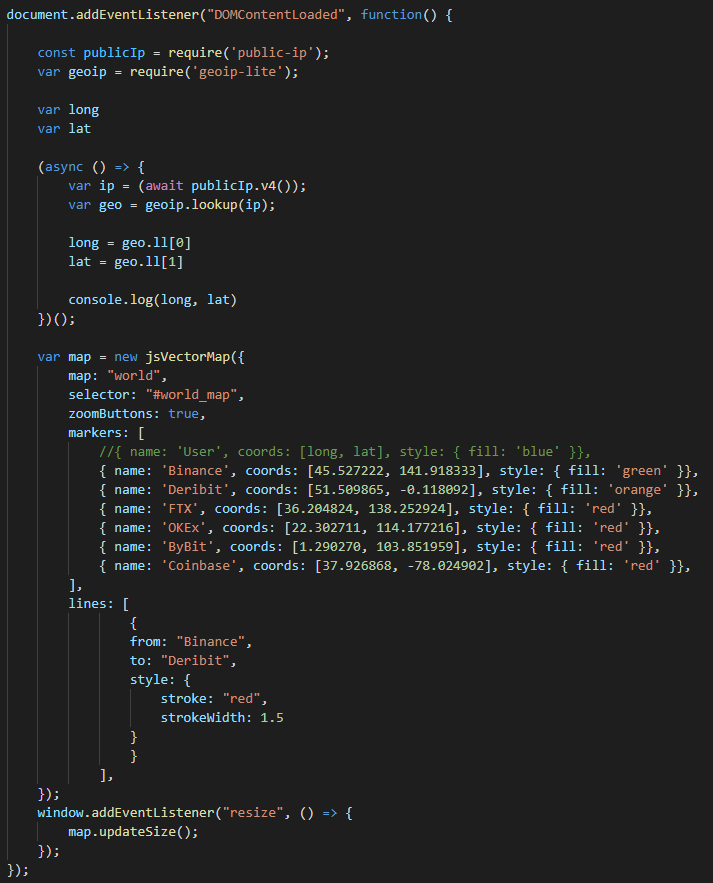 Fail to generate lines between markers · Issue #25 · themustafaomar/jsvectormap · GitHub
