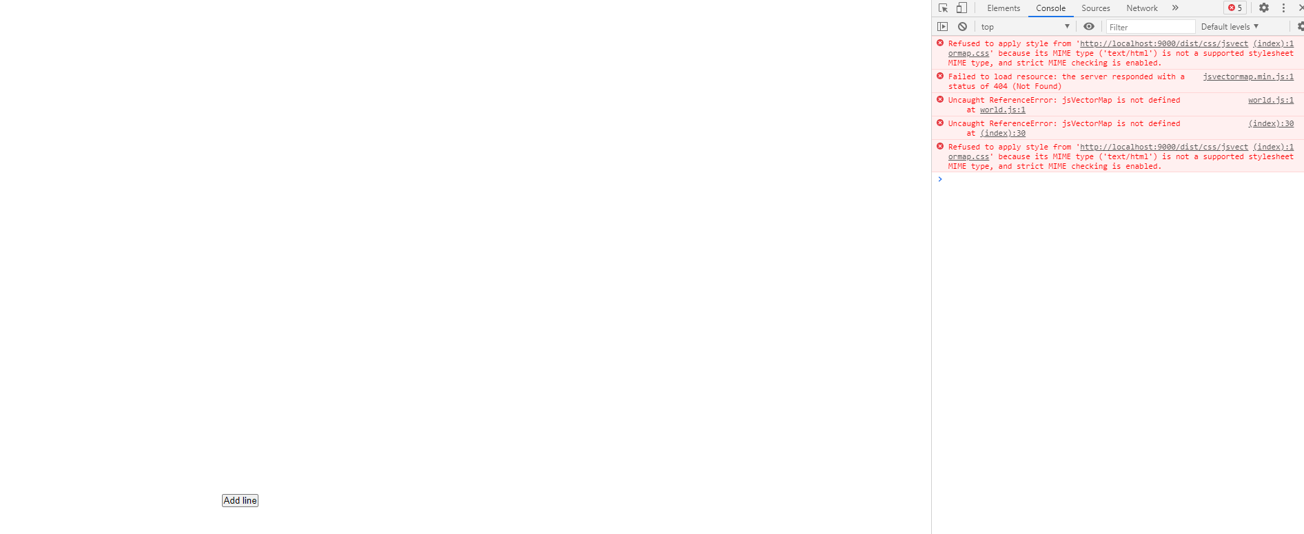 Fail to generate lines between markers · Issue #25 · themustafaomar/jsvectormap · GitHub