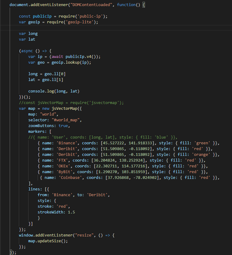 Fail to generate lines between markers · Issue #25 · themustafaomar/jsvectormap · GitHub