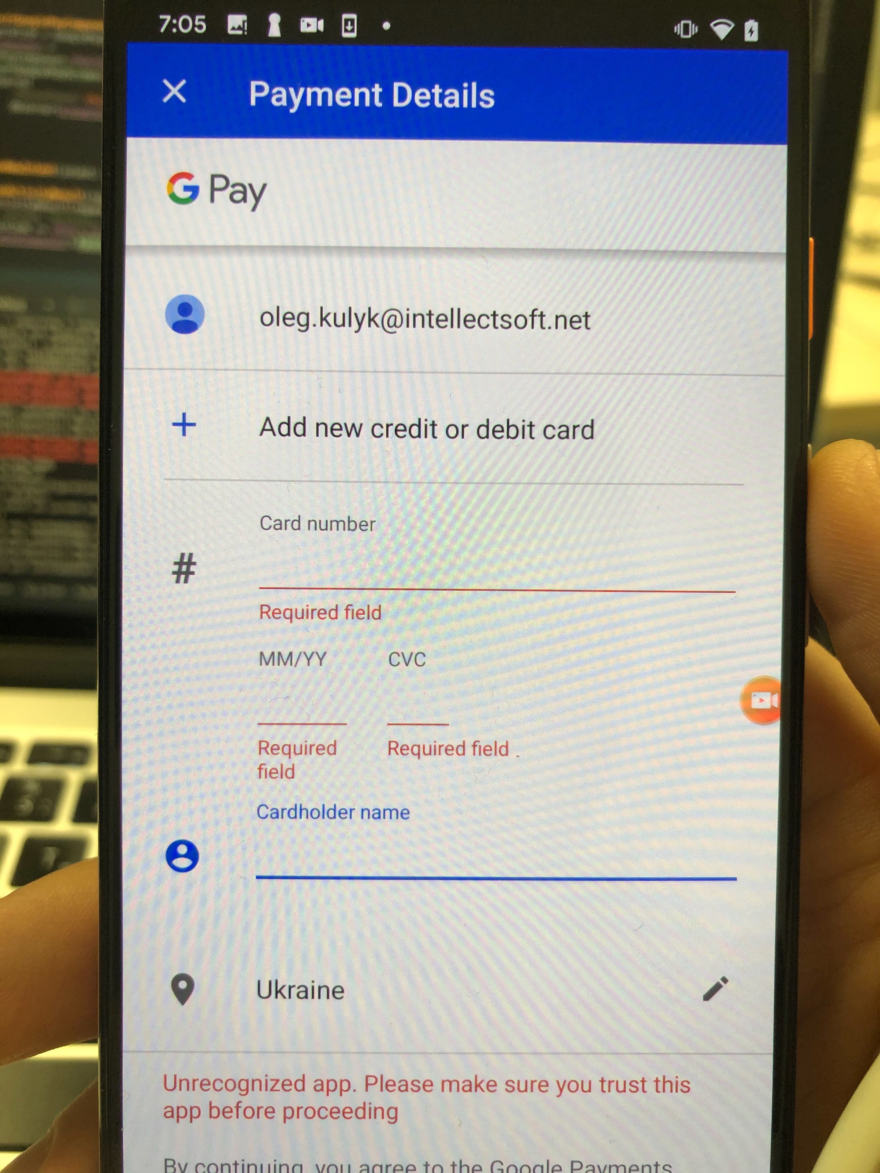 GooglePay and onActivityResult issue · Issue #133 · Adyen/adyen-android · GitHub