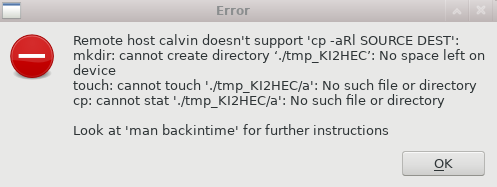 Back In Time fails to recover from disk-full state · Issue #824 · bit-team/backintime · GitHub
