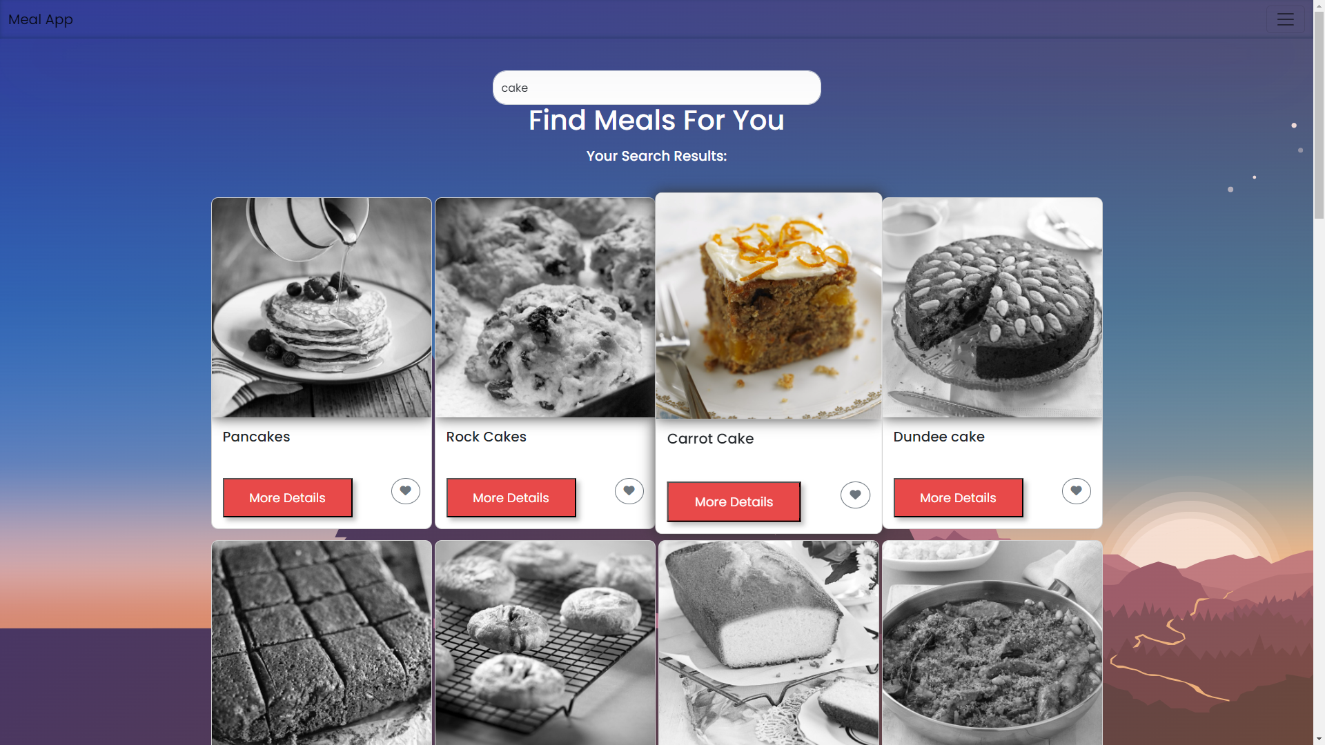 GitHub - atul2oct/Meal-Search: Searching meal using html css bootstrap javascript
