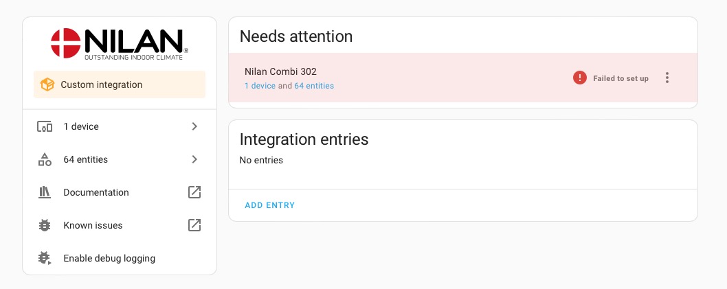 Home Assistant 2023.9 broke Nilan integration - "Failed to set up" · Issue #82 · veista/nilan ...