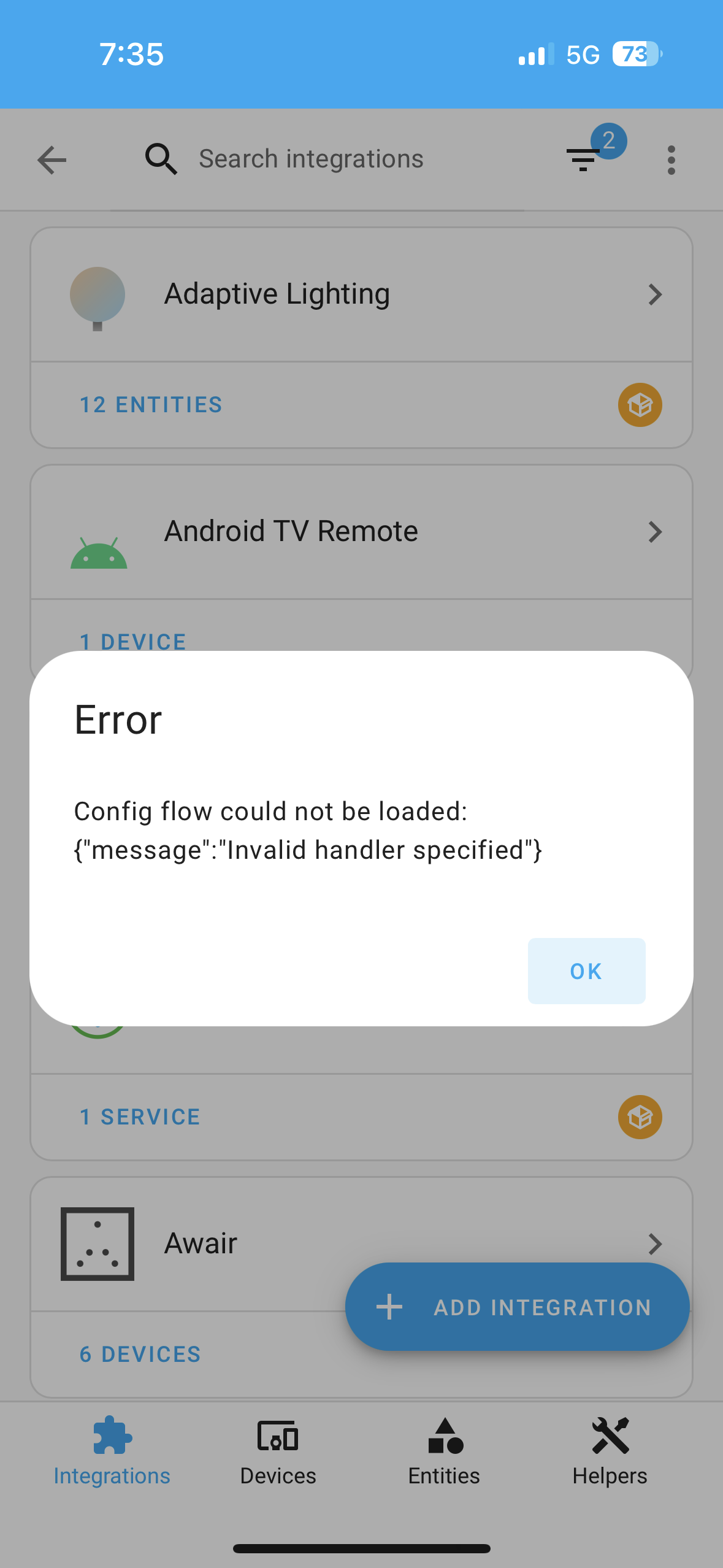 "Config flow could not be loaded" · Issue #530 · wills106/homeassistant-solax-modbus · GitHub