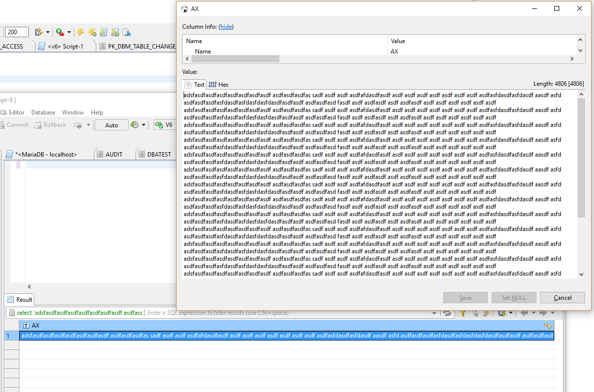 [BUG?] When a field is too large scrollbar does not appear · Issue #2029 · dbeaver/dbeaver · GitHub