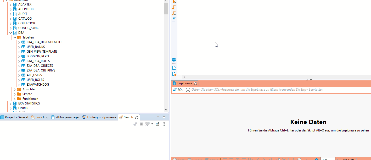 Metadata search doesn't work for Exasol · Issue #8479 · dbeaver/dbeaver ...