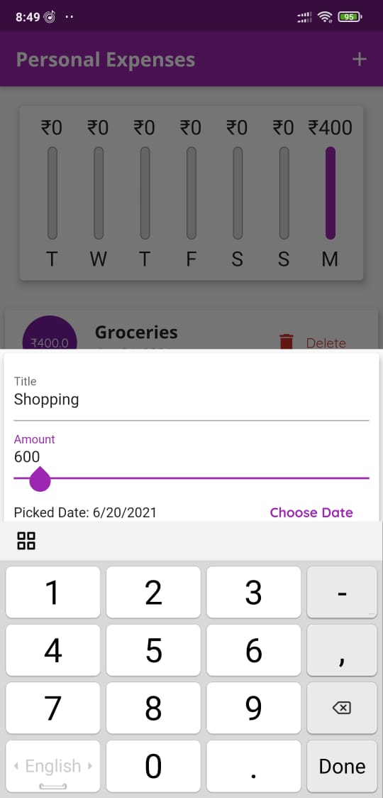 GitHub - Ashish4883/Personal-Expenses: Personal Expenses App using ...