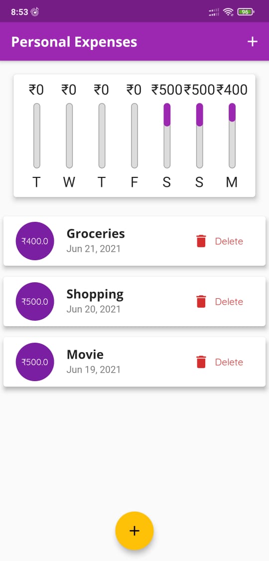 GitHub - Ashish4883/Personal-Expenses: Personal Expenses App using ...