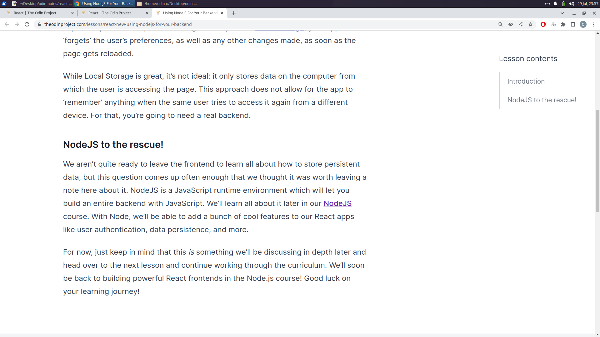 Issue #25998 · TheOdinProject/curriculum · GitHub