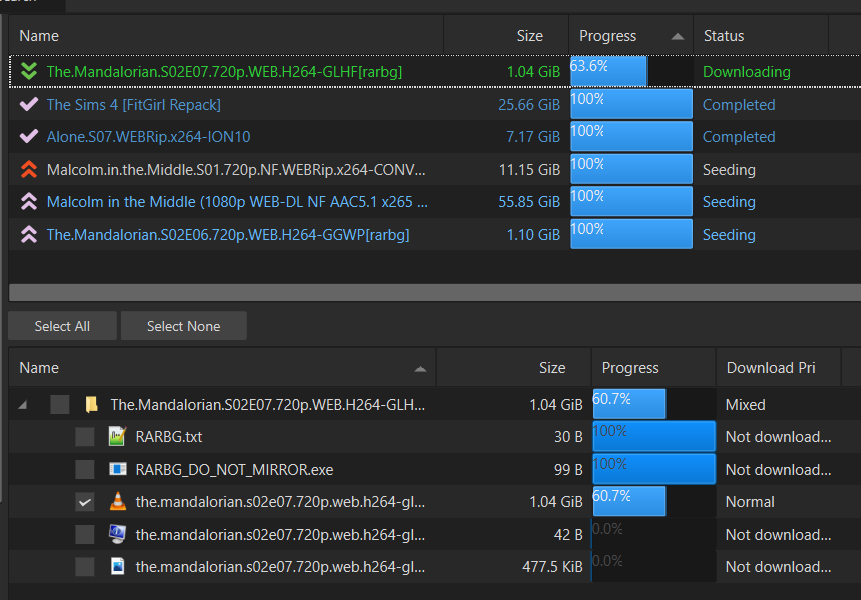 Left Aligned Progess Bar numbers · Issue #13963 · qbittorrent ...