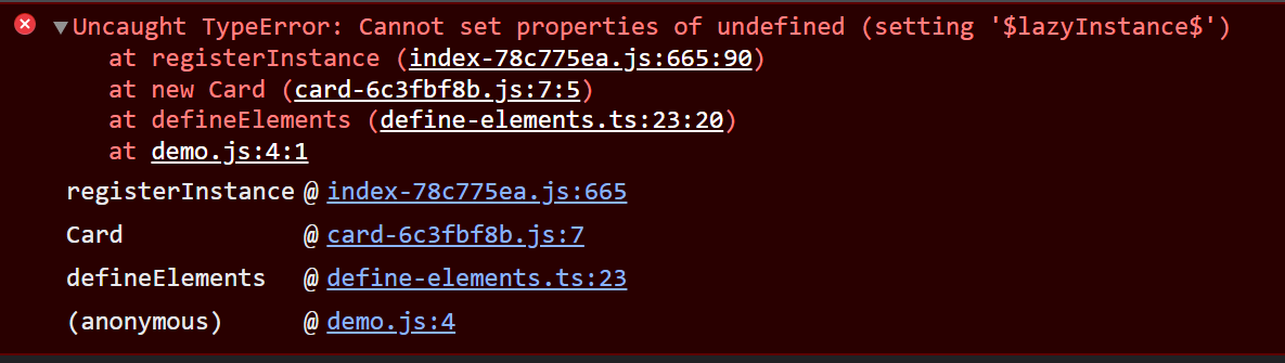 Index Js In Dist Esm Folder Is Empty And Will Cause Component Not Being Load In Html Pages
