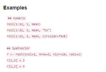 roll() only for n >= nlyr(x)? · Issue #1137 · rspatial/terra · GitHub
