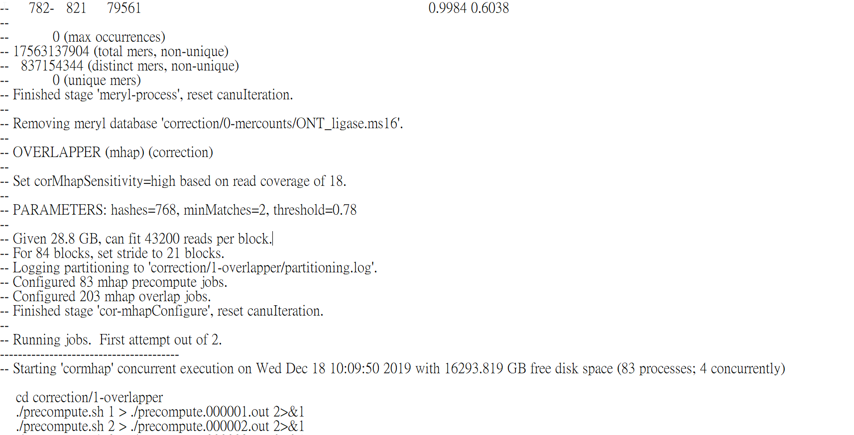 Reads coverage too low & disk quota · Issue #1622 · marbl/canu · GitHub