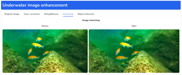 GitHub - Vidushi-Gupta/Underwater-Image-Enhancement: Major project for ...