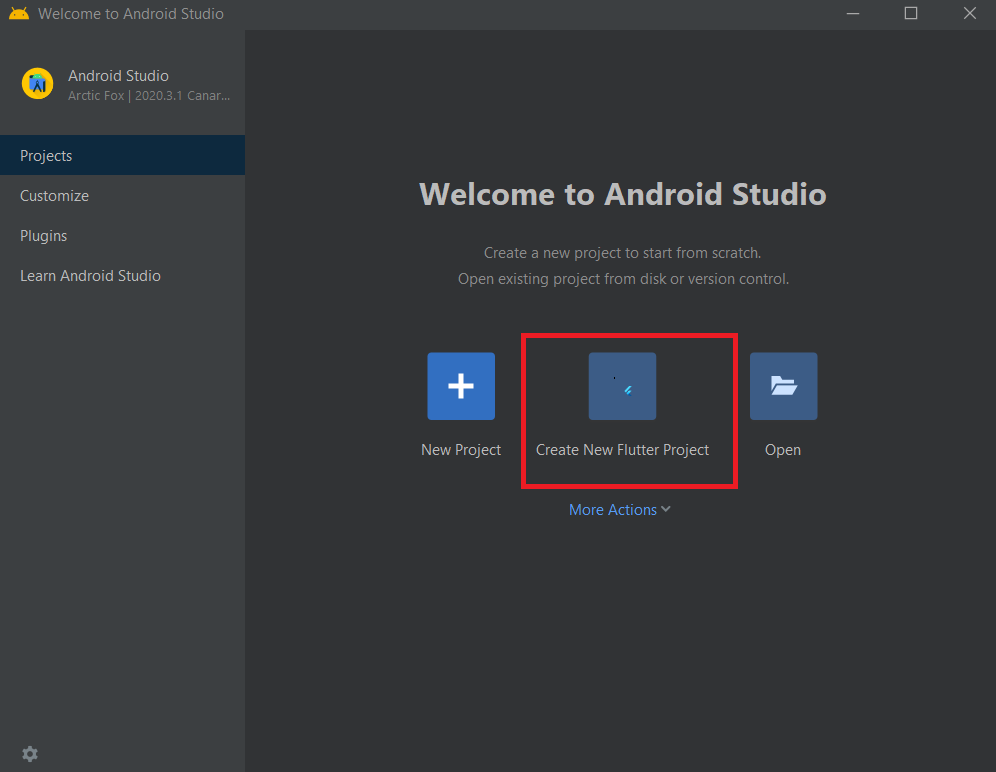 Canary 12: Unable to find 'create new flutter project' · Issue #5360 · flutter/flutter-intellij ...