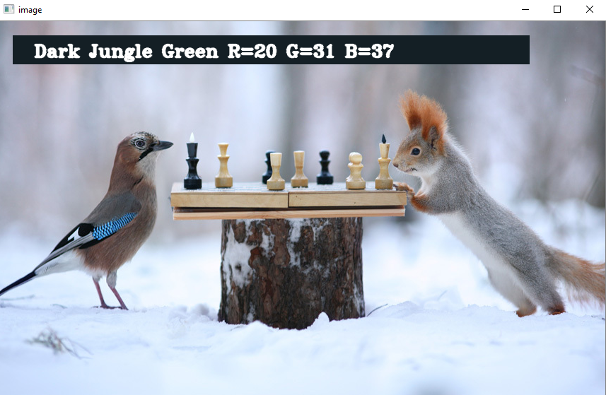 GitHub - ESHAAN02/color-detection: Detect color of image using opencv and pandas