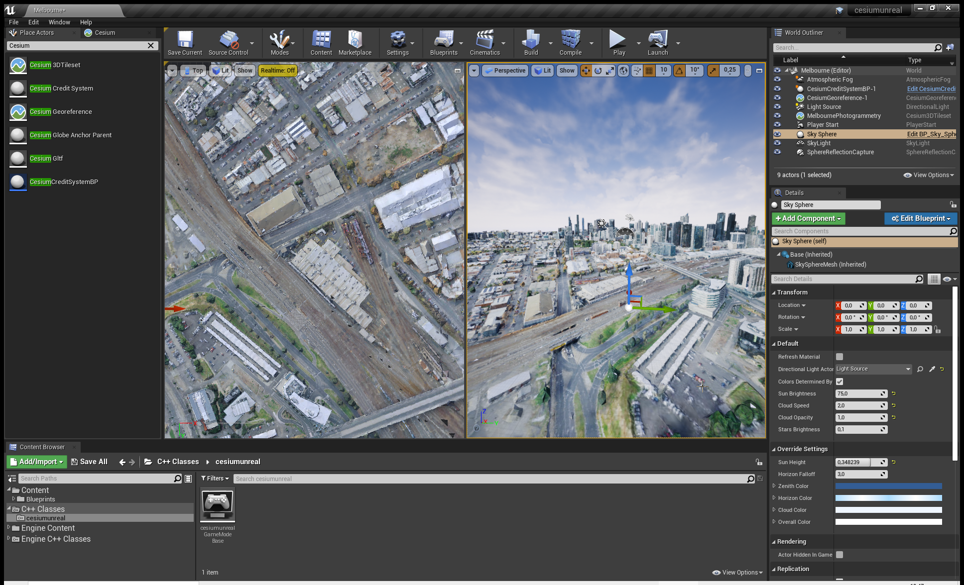 Support rendering a tileset into multiple viewports · Issue #224 · CesiumGS/cesium-unreal · GitHub