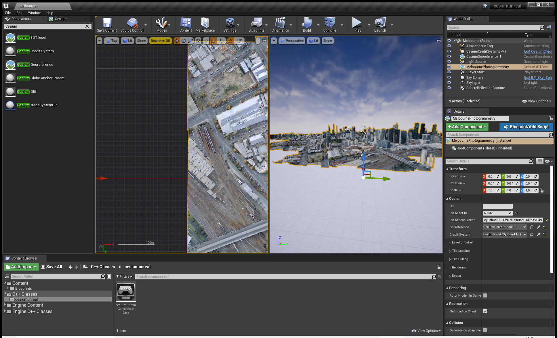 Support rendering a tileset into multiple viewports · Issue #224 · CesiumGS/cesium-unreal · GitHub