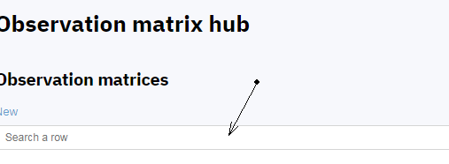 Task - Observation Matrix Hub - search box · Issue #3032 ...