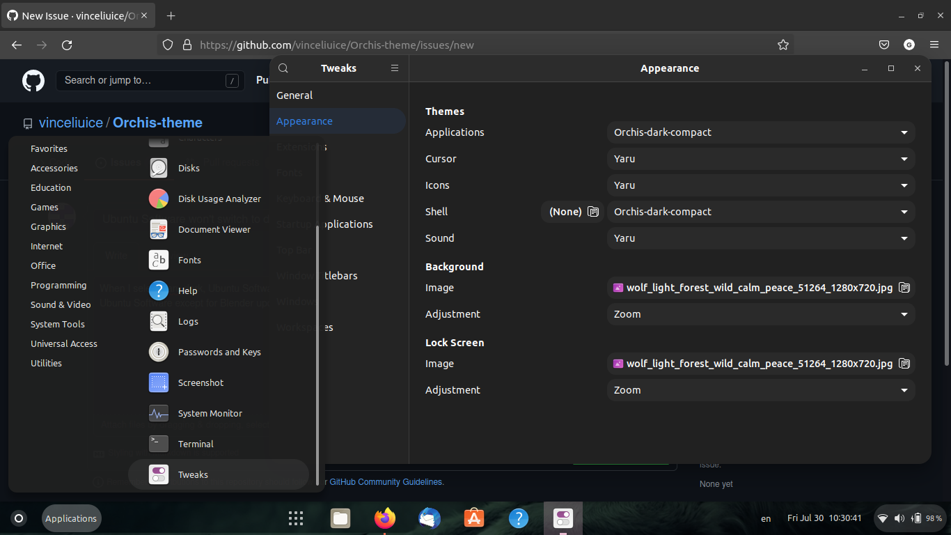 Ubuntu Software Wont Switch To Dark Theme · Issue 134 · Vinceliuiceorchis Theme · Github