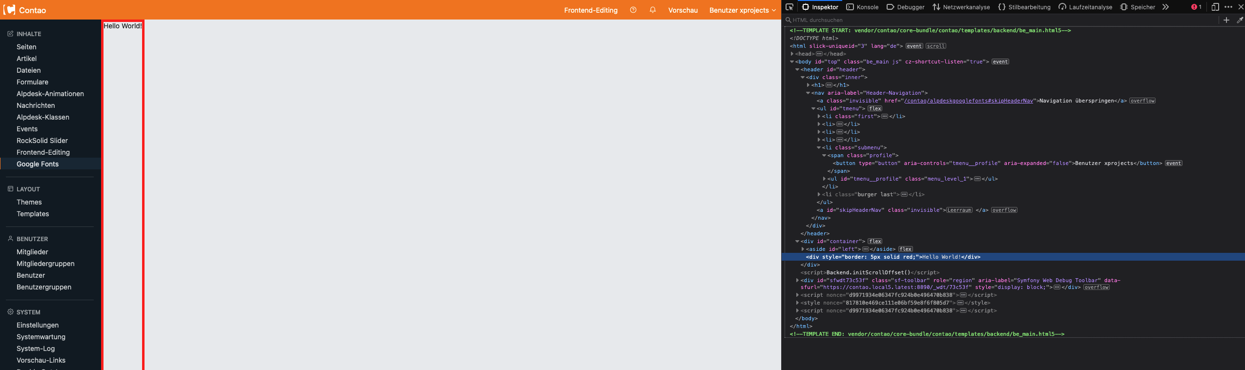 Improve twig template inheritance for backend page · Issue #5657 · contao/contao · GitHub