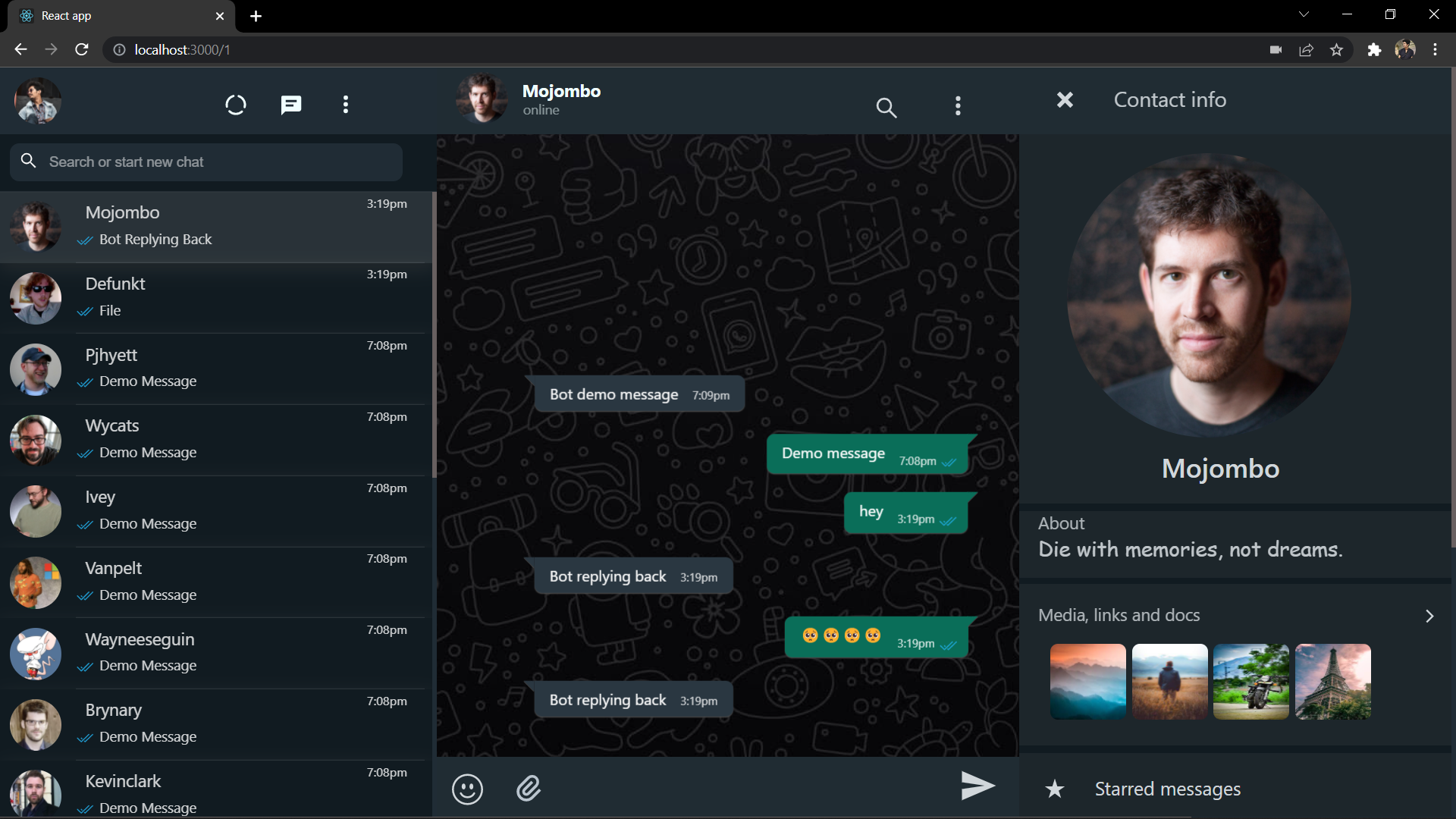 GitHub - nischithmk/whatsapp-clone