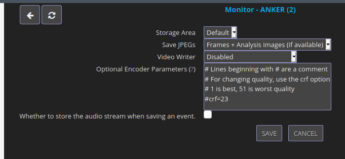 Video is not stored · Issue #3083 · ZoneMinder/zoneminder · GitHub