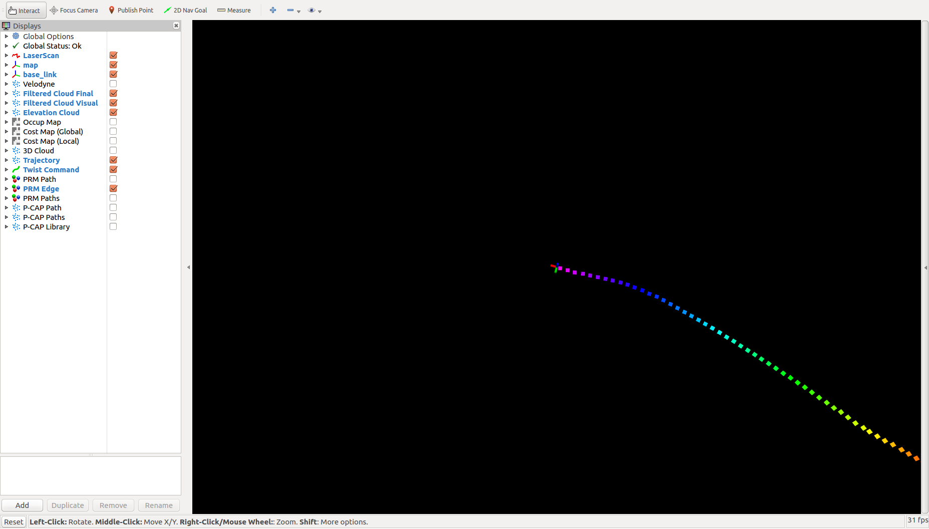 Laser scan and filtered pointcloud of data is not displayed in RVIZ · Issue #3 · TixiaoShan ...