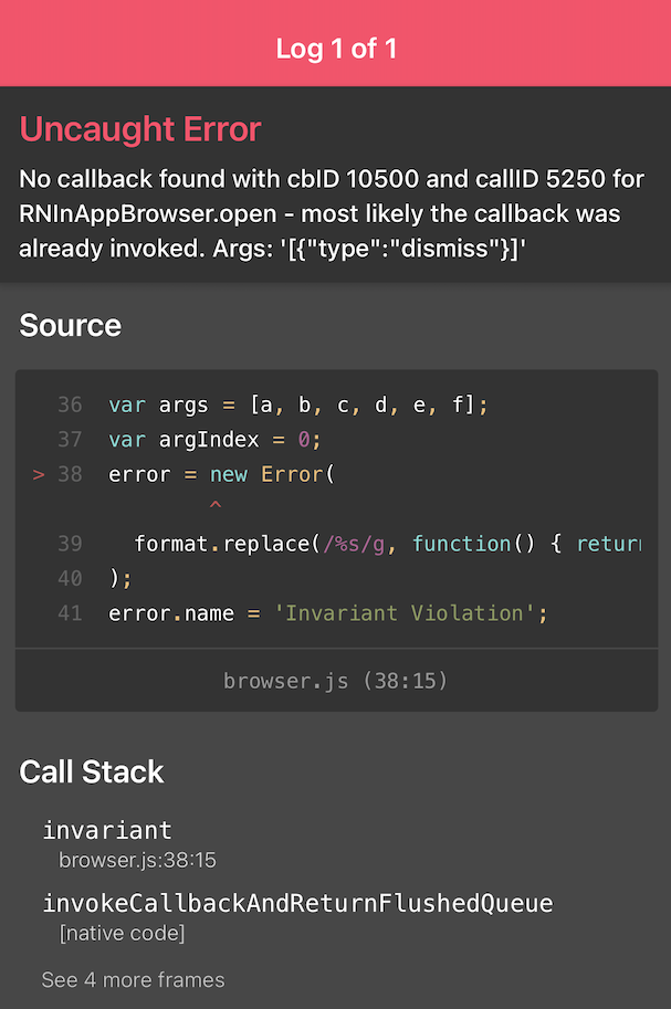 How to handle errors where URL is invalid · Issue #257 · proyecto26/react-native-inappbrowser ...