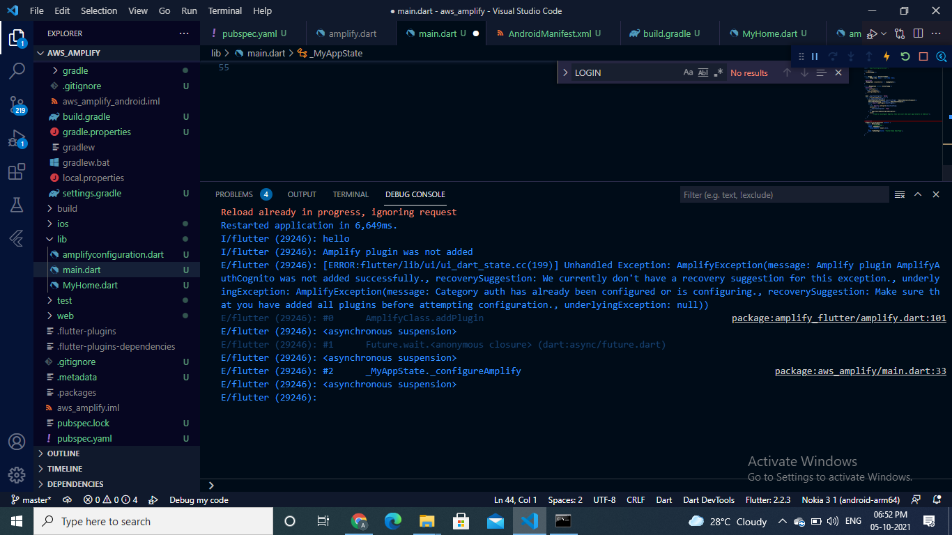 Amplify Plugin Was Not Added · Issue 942 · Aws Amplifyamplify Flutter · Github