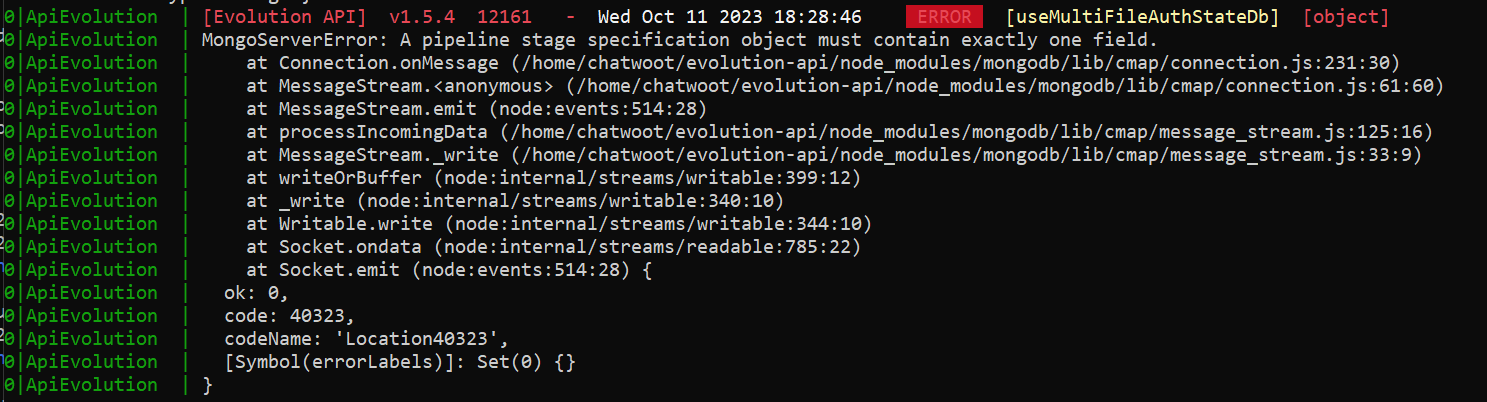 Chatwoot + Evolution com Mongo · Issue #180 · EvolutionAPI/evolution ... Chatwoot + Evolution com Mongo · Issue #180 · EvolutionAPI/evolution ...