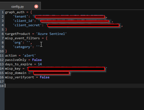 Script.py throwing access_token error · Issue #8139 · MISP/MISP · GitHub