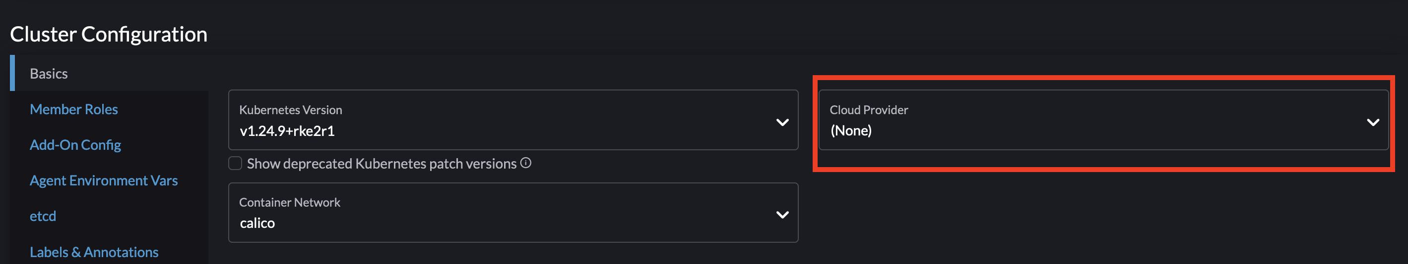 Change rke2 cloud provider verbage · Issue #7851 · rancher/dashboard · GitHub