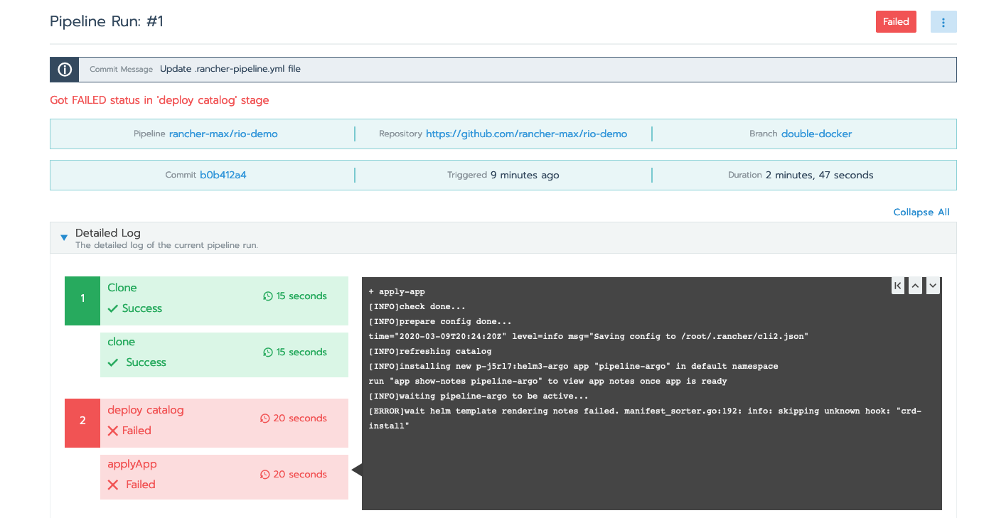 Cannot deploy a helm3/helm2 compatible chart through Pipeline using ...