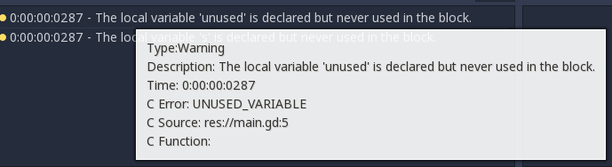Do Not Write Gdscript Warnings To Output Panel Stdout · Issue 21180 · Godotenginegodot · Github
