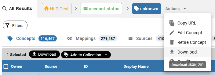 Implement Operations panel MVP in the TermBrowser · Issue #1222 · OpenConceptLab/ocl_issues · GitHub