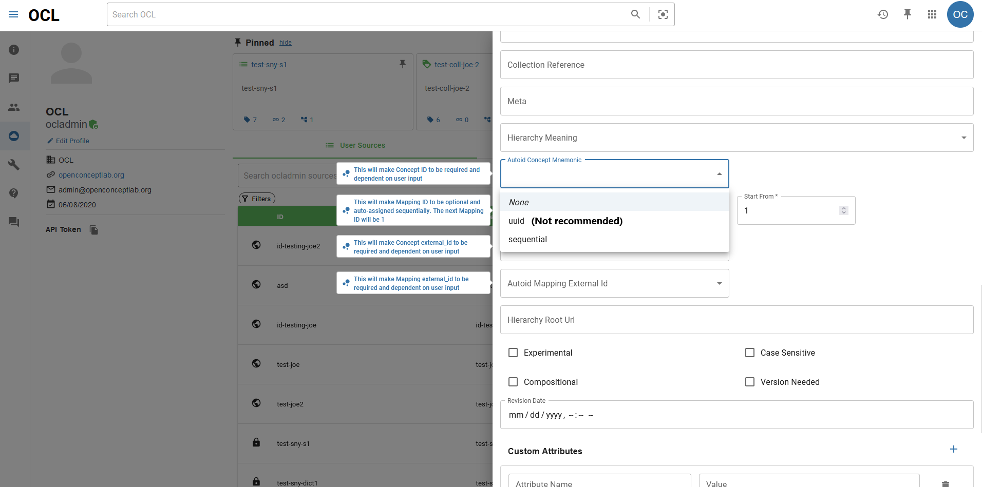 Support for auto-ID and external ID generation for concepts/mappings · Issue #1210 ...