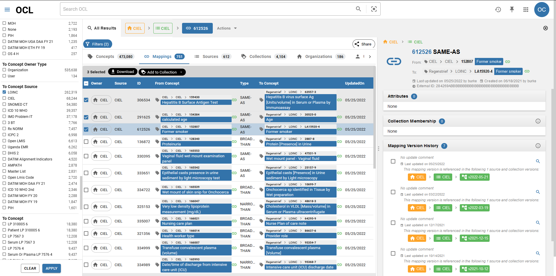 Add concepts from a Mappings tab using To/From Mapping · Issue #1331 · OpenConceptLab/ocl_issues ...
