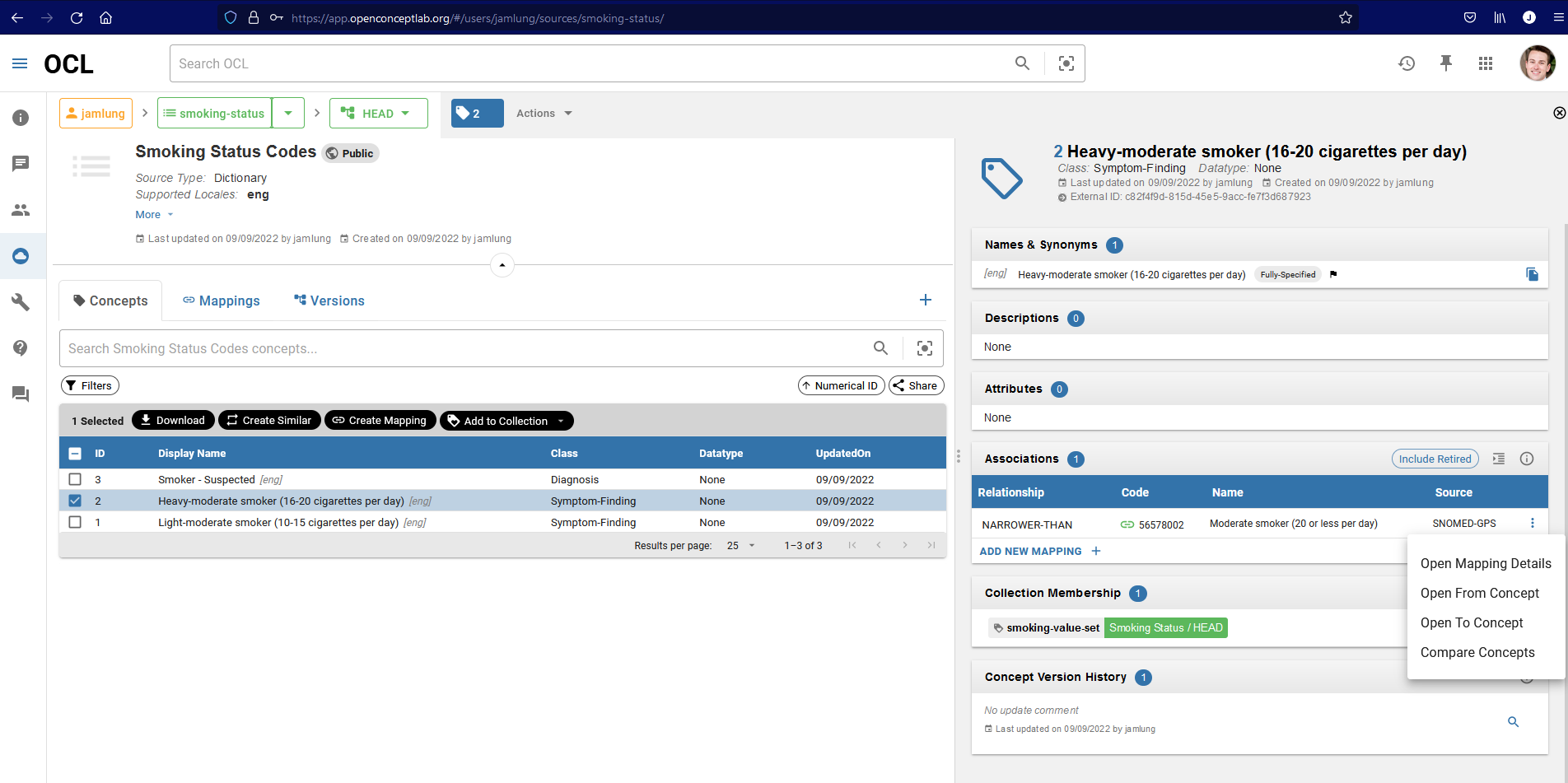 Minor Changes to Quick-Add Mappings · Issue #1440 · OpenConceptLab/ocl_issues · GitHub