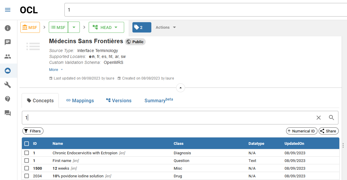 I Need Help Removing 2 Concepts Because Of Duplicate Id Code · Issue 1647 · Openconceptlabocl