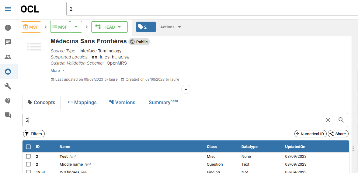I need help removing 2 concepts because of duplicate ID code · Issue #1647 · OpenConceptLab/ocl ...