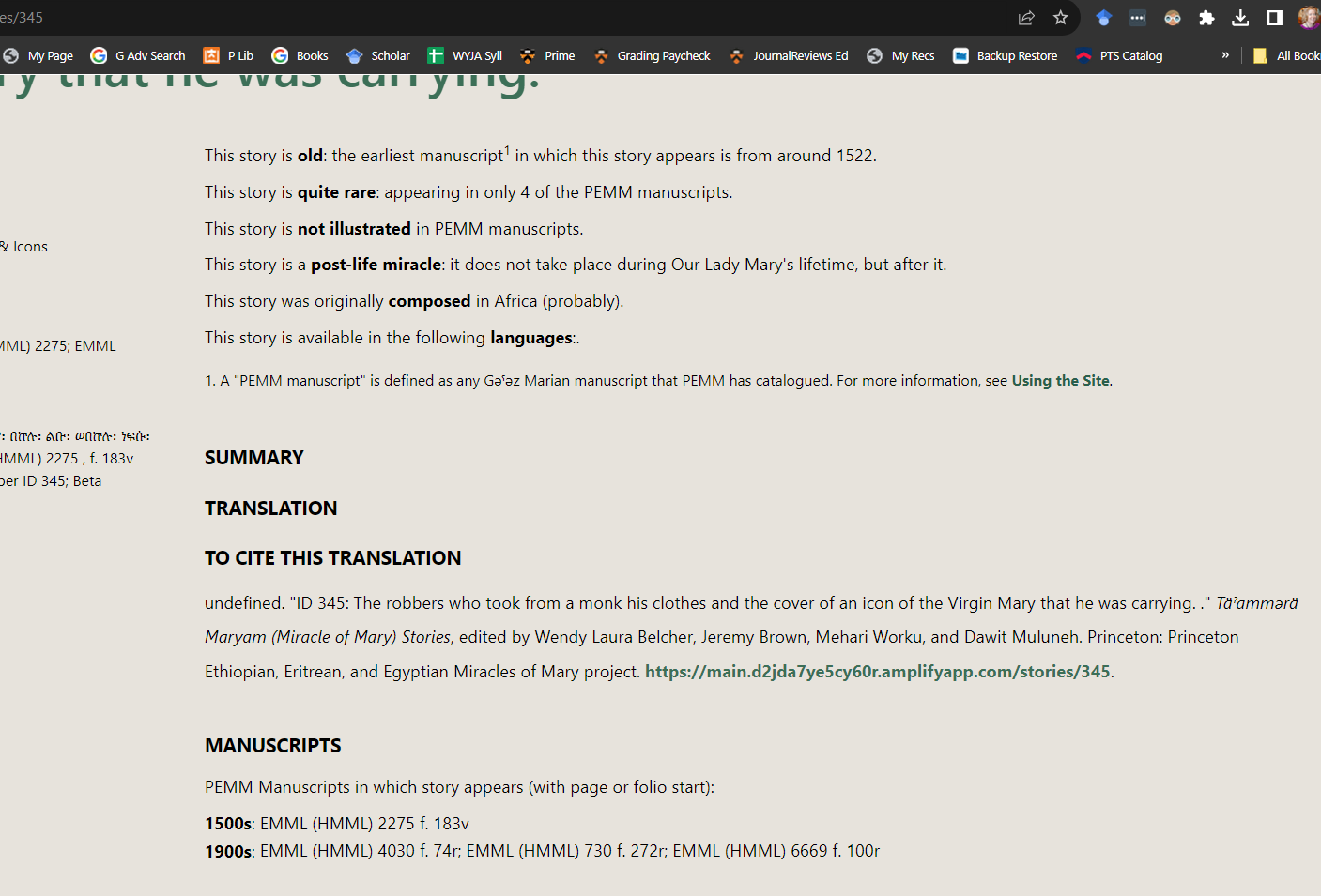 7Span: Story Detail page: Translation: Bugs 9/30/23 · Issue #336 · PrincetonPEMM/7Span-Phase2 ...