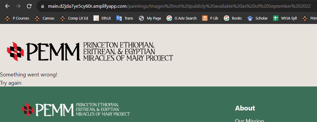 7Span: Paintings Detail page: 2 Bugs: Bold and Link 10/1/23 · Issue #337 · PrincetonPEMM/7Span ...