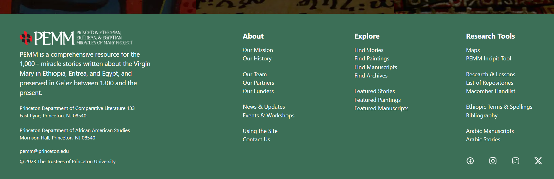 7Span: Footer Links and Web Addresses · Issue #380 · PrincetonPEMM/7Span-Phase2 · GitHub