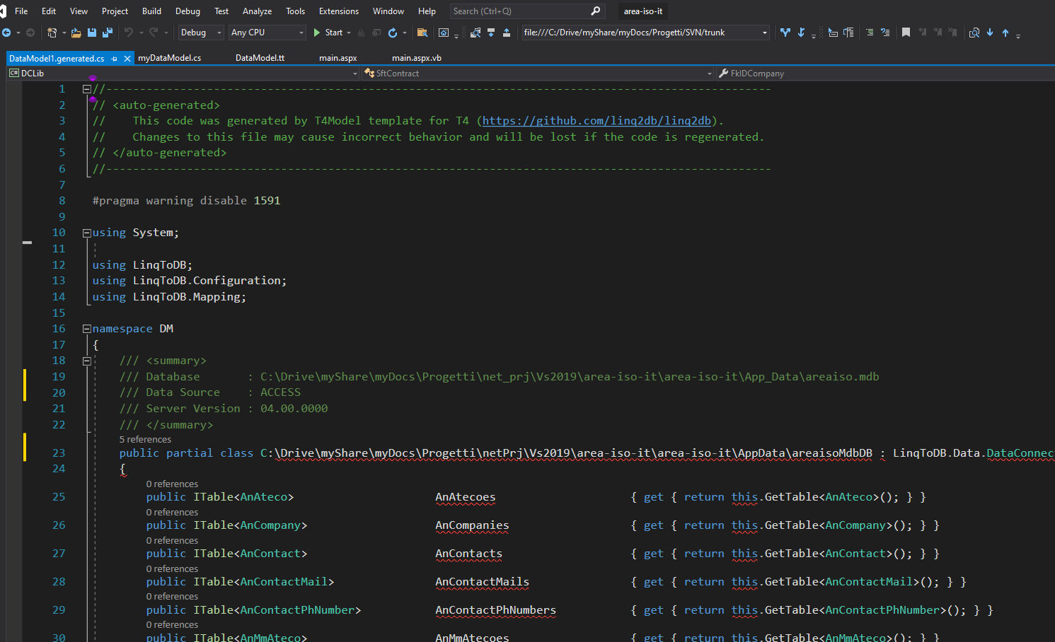 [linq2db.Access] DC.update(object) doesn't update pointer to related tables · Issue #3149 ...