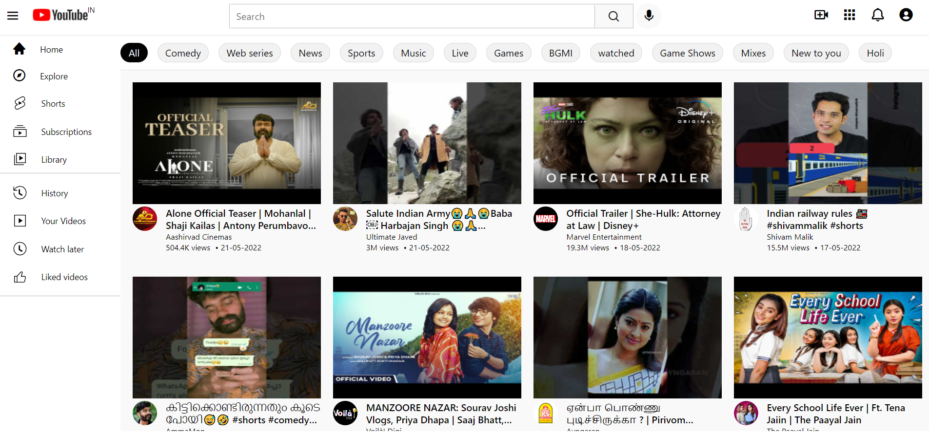 GitHub - Akshit3010/Youtube-Clone: A clone of popular website youtube.
